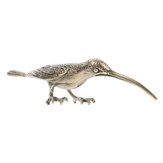 Valiclud Massive Bronze Langschnabelkolibri Figur Dekoratives Vogelmodell F&uuml;r Desktop Und Innenbereich Ornamente