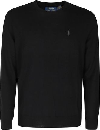 Polo Ralph Lauren Pull &agrave; col rond - Homme - Pulls - Noir - Taille: XL