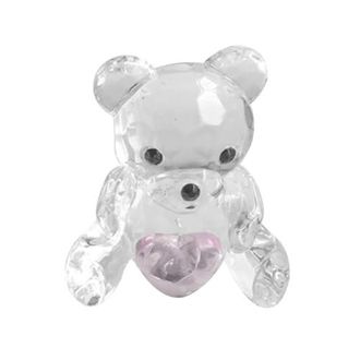 Garneck Lot De 2 Figurines Dours en Cristal D&eacute;coration Lisse pour