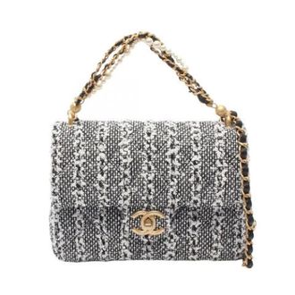 Chanel Sac bandouli&egrave;re Pre-owned en tissu matelass&eacute; et cuir - Femme - Pre-owned - Noir - Taille: ONE Size