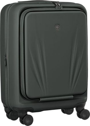 Wenger Skyon Carry-On Hartschalenkoffer, Handgepäck, Trolley, 35 (45) l, Laptop- und Tabletfach, Sicherheitsschloss, Reisen Urlaub, Anthrazit, 653564