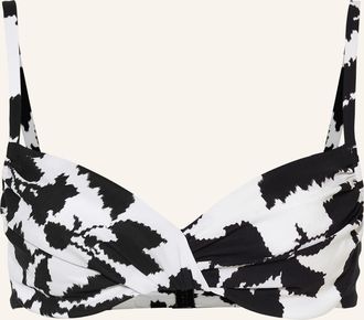 Maryan Mehlhorn Maryan Mehlhorn B&uuml;gel-Bikini-Top Florascape schwarz