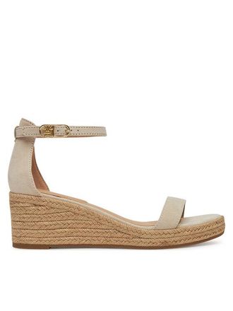 Tommy Hilfiger Espadrilles Suede Ankle Mid Wedge Espadrille FW0FW08479 Beige