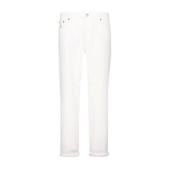 Brunello Cucinelli Pantalon en denim blanc l&eacute;ger - Homme - Jeans - Blanc - Taille: L