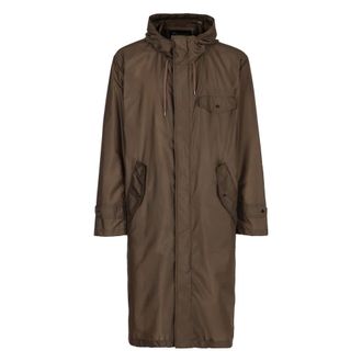 Herno Verstellbarer Regenmantel mit Kapuze und Taschen - - Coats - Herren - Gr&uuml;n - M
