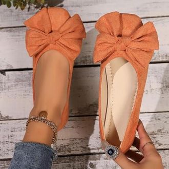 Generic Mocassins confortables avec noeud pour femme, couleur unie, &eacute;l&eacute;gantes, respirantes, l&eacute;g&egrave;res, classiques, d&eacute;contract&eacute;es, &agrave; enfiler, ballerines, travail