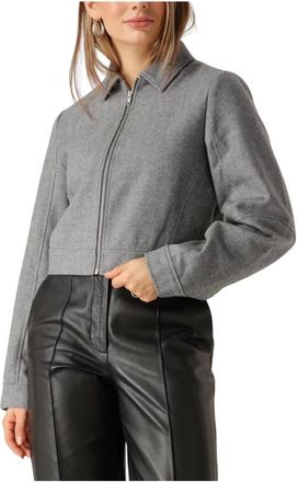 Moss Copenhagen Damen, Strickwaren, Grau, M/LGr&ouml;&szlig;e