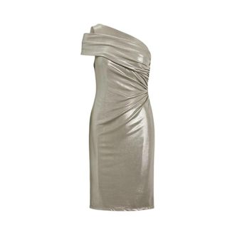 Ralph Lauren Arethusa Kleid mit kurzen &Auml;rmeln - - Dresses - Damen - Grau - 3XS