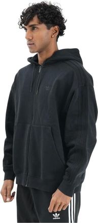 adidas Homme, Sweatshirts et sweats &agrave; capuche, Noir, Taille: M Adicolor Oversize Full-Zip
