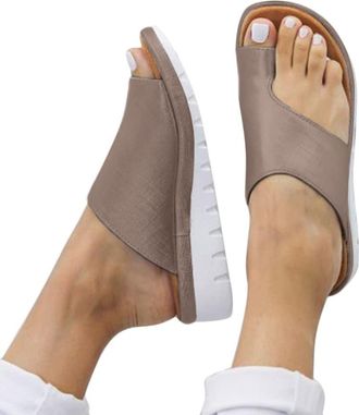 Onsoyours Damen Sommer Big Toe Fu&szlig;korrektur Sandale Frauen Bunion Corrector Schuhe Sommer Strand Reise Schuhe Pantolette Big Toe Hallux Valgus F&uuml;r Die Behandlun