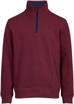 GANT Sweatshirt droit &agrave; col montant zipp&eacute; en coton