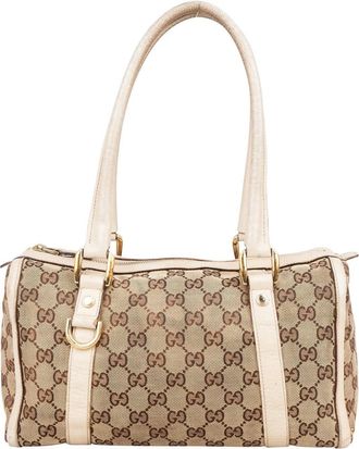Gucci Crossbody Bags - Gucci GG Monogram Abbey Handbag - Gr. unisize - in Braun - für Damen