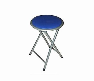 Pratesi SGABELLO BLU dm.30x45 *TUBO DM19 Silver