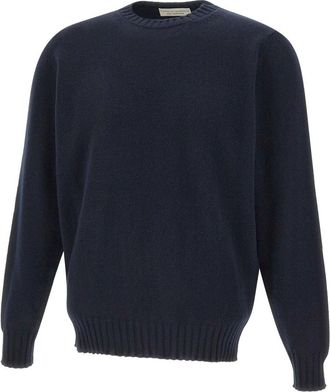 FILIPPO DE LAURENTIIS Homme, Pulls, Bleu, Taille: XL Pull en laine et cachemire
