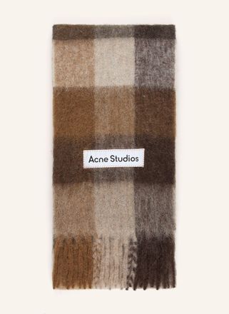 Acne Studios Schal Mit Alpaka braun