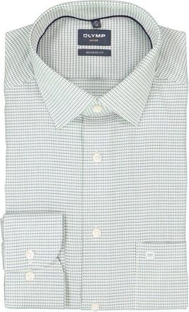 Olymp Herren Hemd gr&uuml;n
