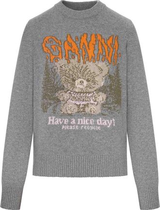 Ganni Pull Col Rond - Ganni