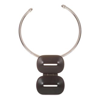 Max Mara Skulpturaler Halsschmuck aus Metall - - Accessories - Damen - Braun - ONE SIZE