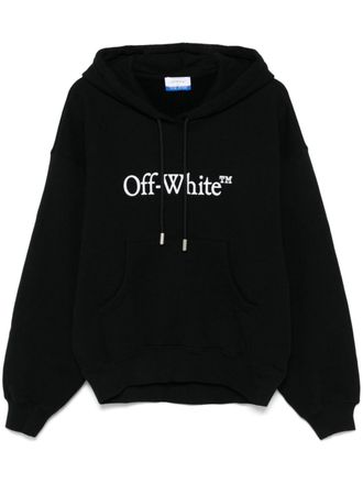 Off-white hoodie à logo imprimé - Noir