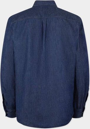 Dsquared2 Denim with Zip Pocket Details Shirt - Navy