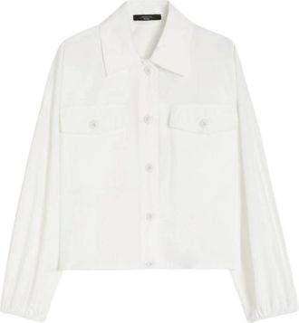 Max Mara Femme, Blouses et Chemises, Blanc, Taille: 44 FR Veste Weekend