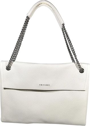 Orciani Femme, Sacs, Blanc, Taille: ONE Size Venus Soft Midi Shoulder Bag