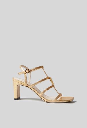 Claudie Pierlot Sandales &agrave; talons cuir