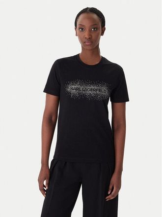 Karl Lagerfeld T-Shirt B1W17030 Schwarz Regular Fit