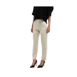 Patrizia Pepe Femme, Pantalons, Gris, Taille: 40 FR Slim-fit Pantalons