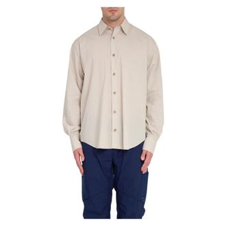 Ten c Popeline Oversize Hemd - - Shirts - Herren - Beige - M