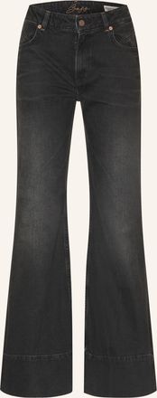 HUGO BOSS Flared Jeans Gloria schwarz