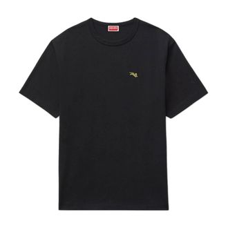 Kenzo Jumping Tiger T-Shirt - - Tops - Herren - Schwarzk - S