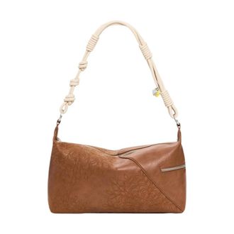 Desigual Stylische Tasche mit Rei&szlig;verschluss und mehreren F&auml;chern - - Bags - Damen - Braun - ONE SIZE