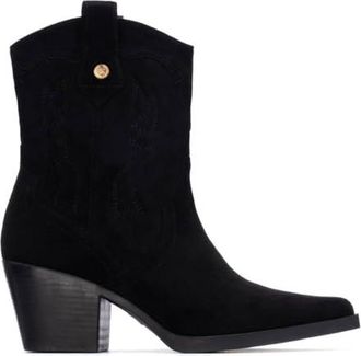 Xti Bottes de cowboy Femme Noir - Chaussures confortables et polyvalentes - Mode d&eacute;contract&eacute;e - Mod&egrave;le 14472103 (Taille41)