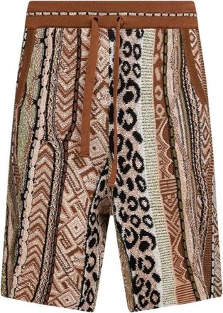 Laneus Homme, Shorts, Multicolore, Taille: L Patterned Drawstring Shorts