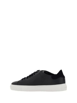 Axel Arigato Mens Sneakers Black Calf Leather Upper: Trainers