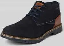 Bugatti Boots aus Leder mit Reißverschluss Modell Caj