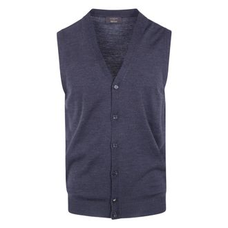 Zanone Gilet Classique - Homme - Pulls - Gris - Taille: M