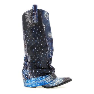 R13 Femme, Chaussures, Bleu, Taille: 39 EU Mid Cowboy Boot