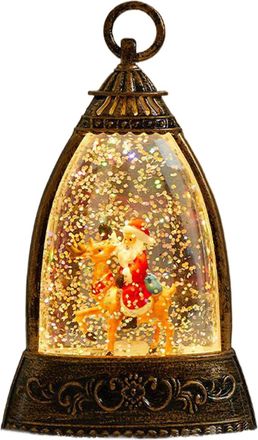 Generic Weihnachtliche LED Tischlaternen - Beleuchtete - und Schneeflocken Motive, Batteriebetriebene Nachtlichter, Festliche Baumdekoration, Stimmungsvolles 