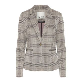 Ichi Ichi, Femme, Vestes, Multicolore, Taille: 36 FR Ihmanse Check Bl Jakker