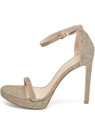 Stuart Weitzman sandales en lurex 120 mm (2024) - Or