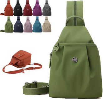 Generic 3 in 1 Anti-Theft Travel Tote Bag, Womens Mini Backpack Waterproof 2-Way Commuter Bag Stylish Oxford Cloth Crossbody Bags (Green)