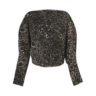 Cortana Irma- Top aus Seide mit Yasu-Print - - Blouses & Shirts - Damen - Schwarzk - XS