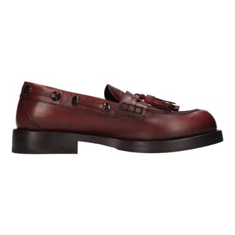 Pantanetti Mocassins en cuir faits main - Femme - Chaussures - Rouge - Taille: 38 1/2 EU