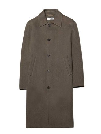 Jil Sander Manteau sportif &agrave; double boutonnage
