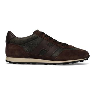 Hogan Homme, Chaussures, Brun, Taille: 42 1/2 EU Baskets H699 Panneaux