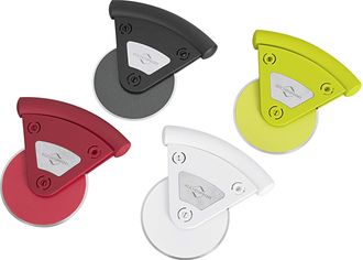 K&uuml;chenprofi K&uuml;chenprofi 0804970000 Pizzaschneider, 4 Farben Sortiert, im Display, Edelstahl, Silber, 5 x 5 x 3 cm