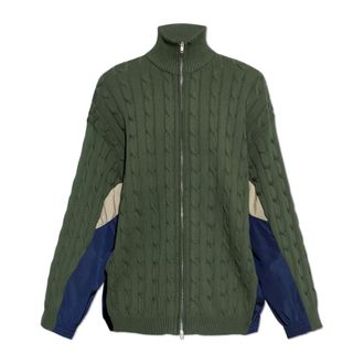Balenciaga Herren, Strickwaren, Gr&uuml;n, LGr&ouml;&szlig;e