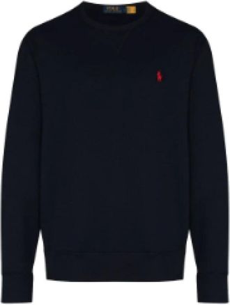 Polo Ralph Lauren Homme, Sweatshirts et sweats &agrave; capuche, Bleu, Taille: S Fleece Crewneck SweaT-shirt